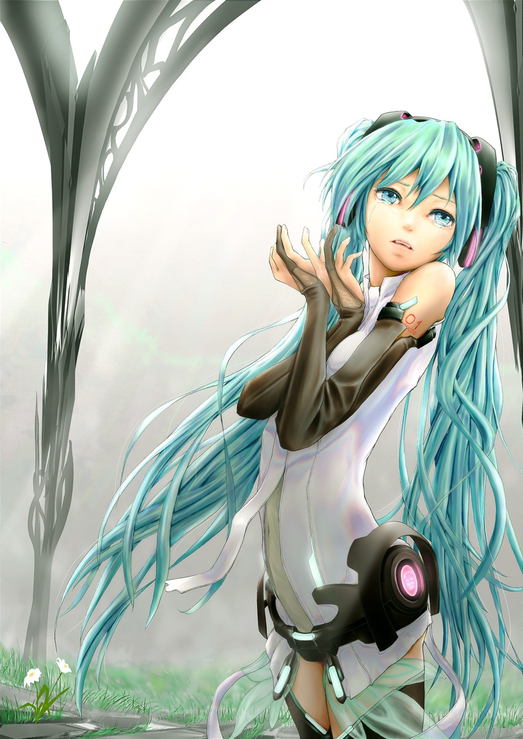 museum2088 vocaloid vocaloid append hatsune miku miku append thighhighs | #137621 | yande.re